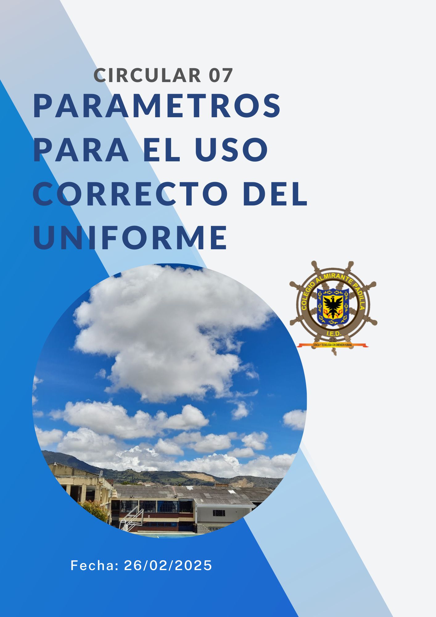 CIRCULAR N°07 PARAMETROS PARA EL USO CORRECTO DEL UNIFORME | Portal Red Académica